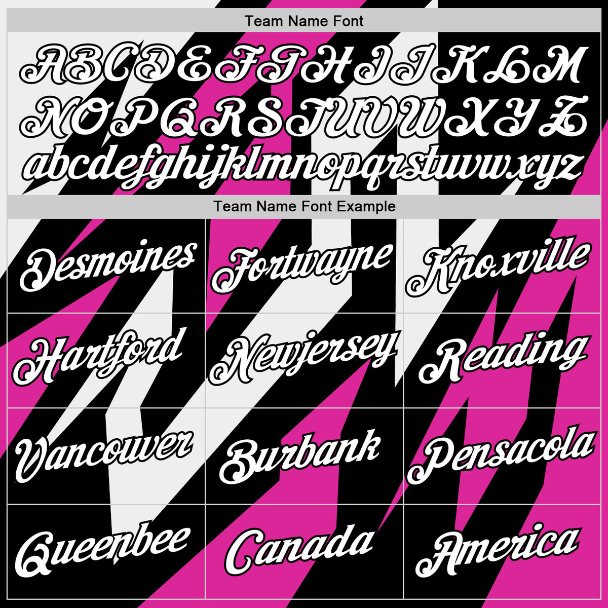 Custom Black White-Hot Pink 3D Esports Performance T-Shirt Free ...
