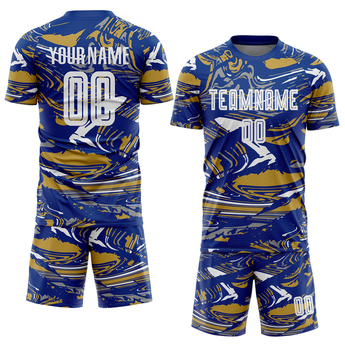 Custom Fluid Art Splash Sublimation Soccer Uniform Jersey Figure White ...