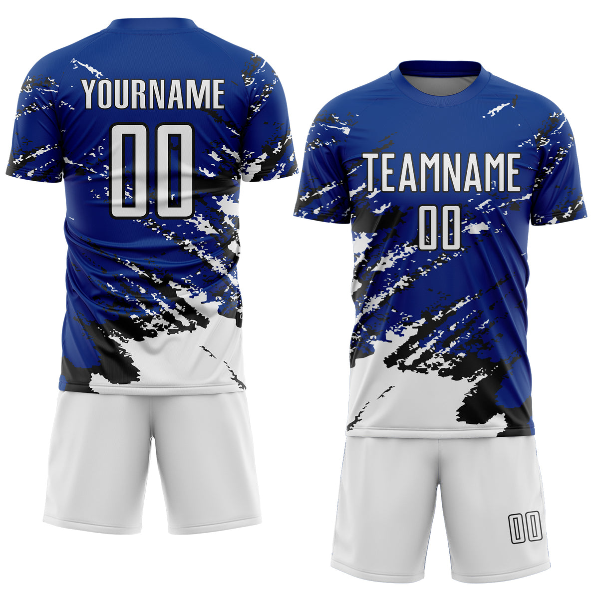 Custom Abstract Fragment Art Splash Sublimation Soccer Uniform Jersey ...