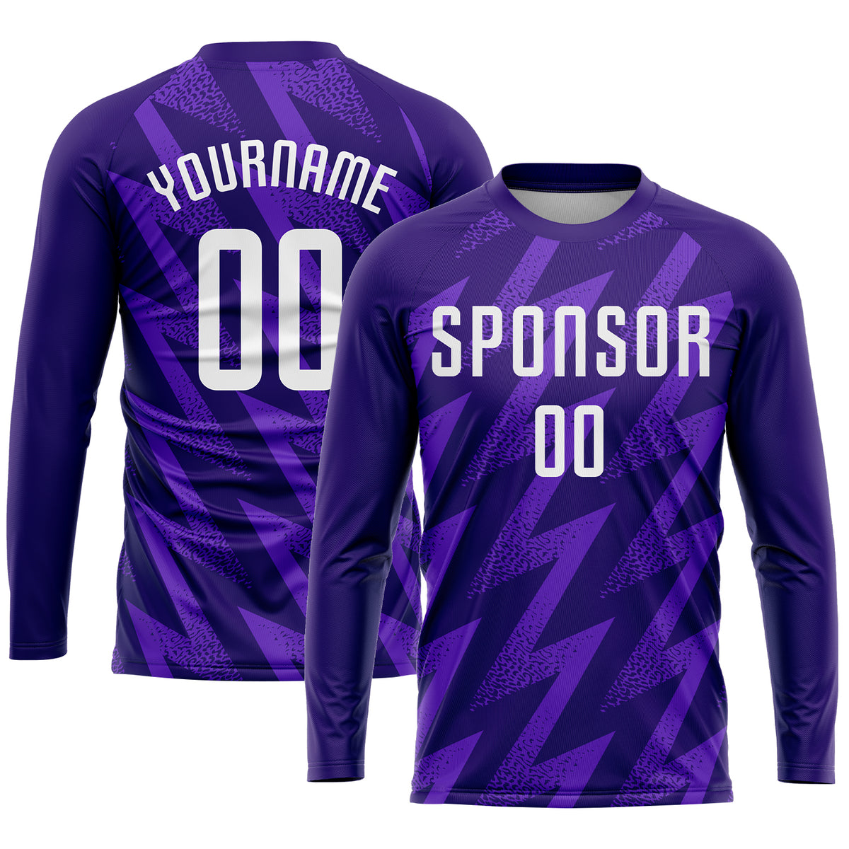 Custom Purple White Sublimation Soccer Uniform Jersey Free Shipping – Fiitg